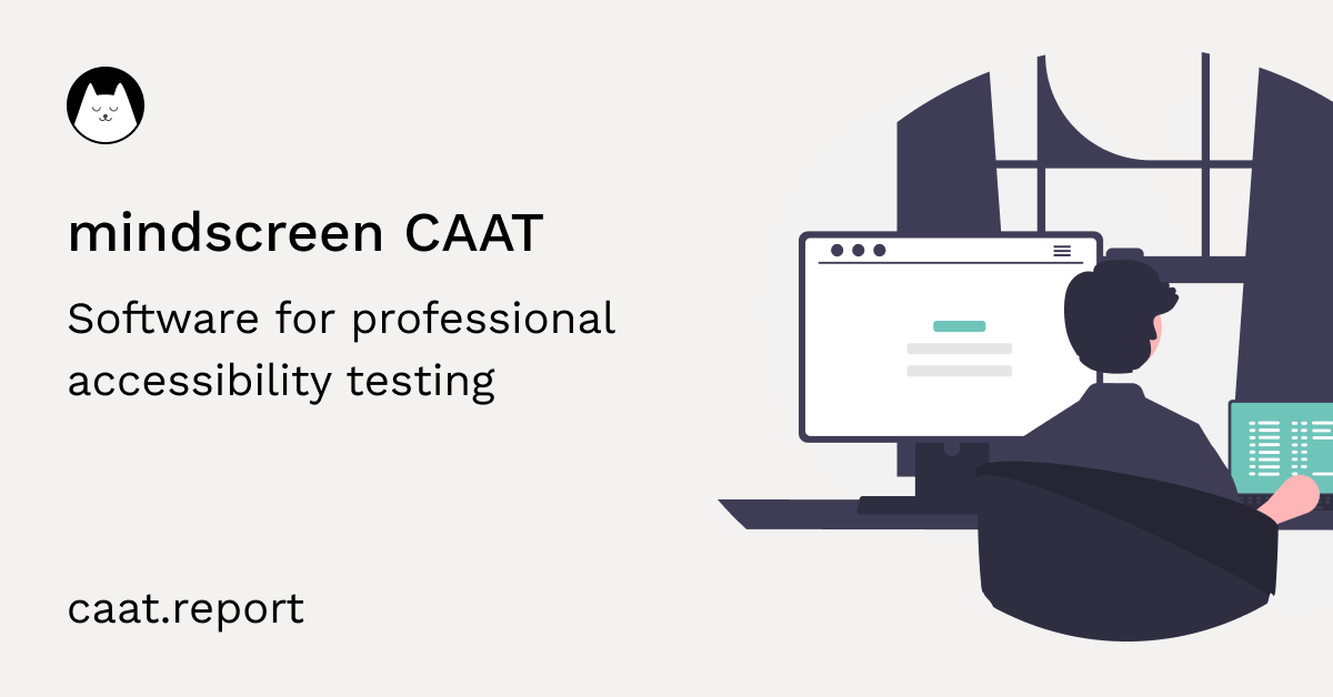 Software for professional accessibility testing - CAAT